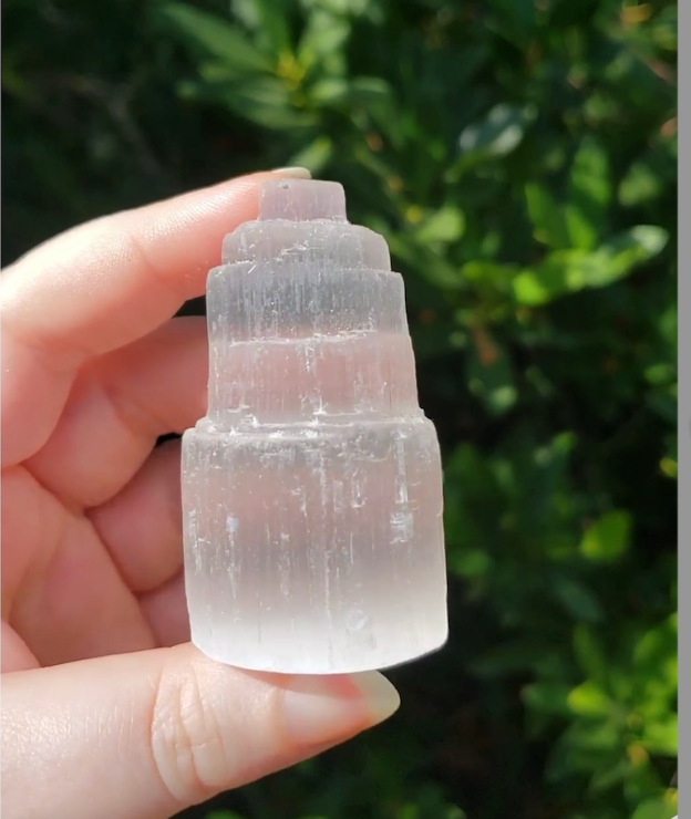 Mini Selenite tower – Gemstones by JoJo